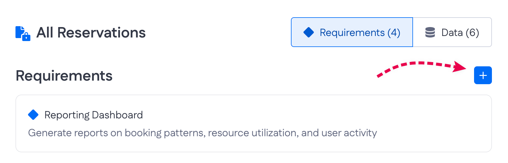 Shaping your application requirements